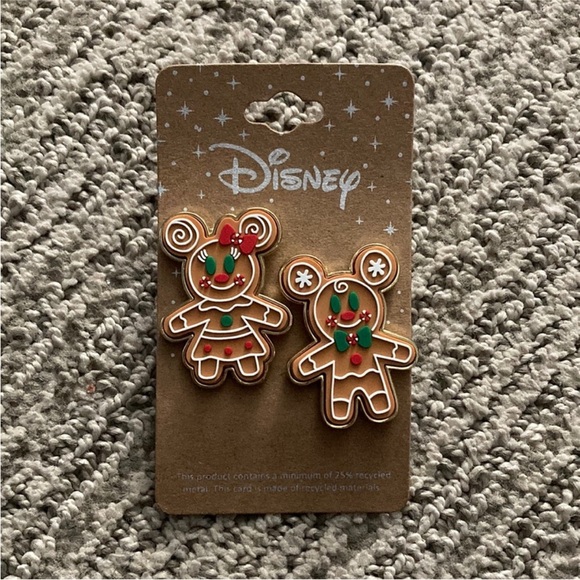 Disney | Other | Disney Loungefly Gingerbread Mickey And Minnie Pins 2 ...